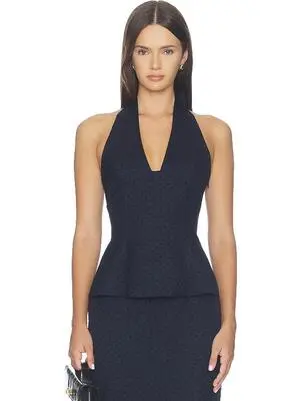 MAUDE CLUB Brynn Top - Navy