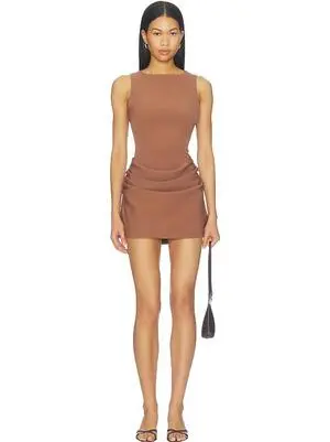 ALL THE WAYS Blake Evin Loxley Mini Dress - Brown