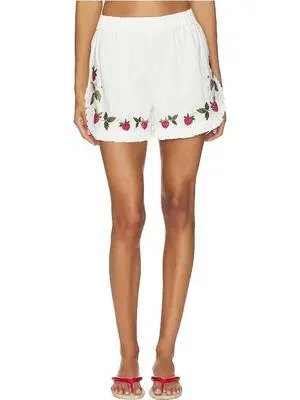 Sea Calla Strawberry Shorts In . Also - Cream