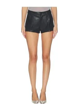 Blanknyc Faux Leather Shorts - Black