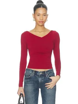 Free People That's A Wrap Layering Top - Red