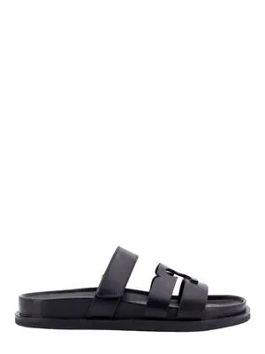 Tory Burch Tory Burch Ines Leather Sandals Black