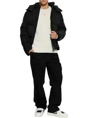 Off-White Padded Logo Jacket - Black