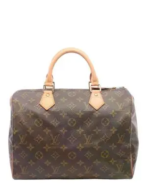 LOUIS VUITTON 1994 Monogram Speedy 30 Boston Bag - Brown