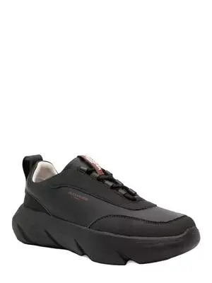 ALEXANDER SMITH Leather Chunky Sneakers - Black