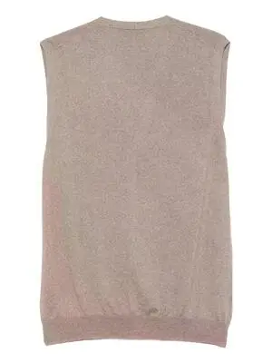 GRAN SASSO Knitted Waistcoat - Brown
