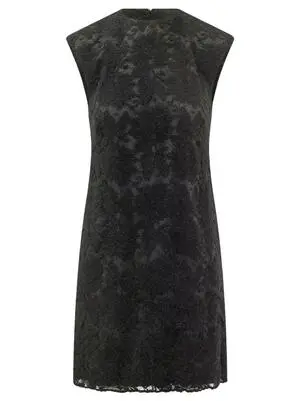 LE SULLY STUDIO Lace Sleeveless Mini Dress - Black