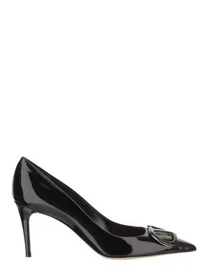 Valentino Garavani Vlogo Signature Patent Pumps - Black