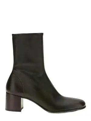 Prada Stretch Nappa Leather Booties - Black