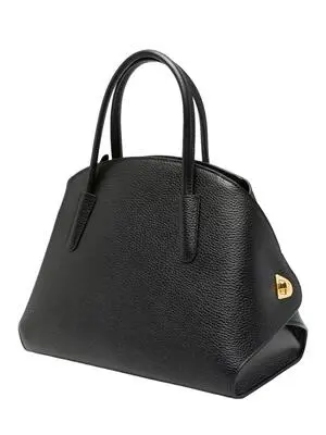COCCINELLE Tylde Grained Leather Tote Bag - Black