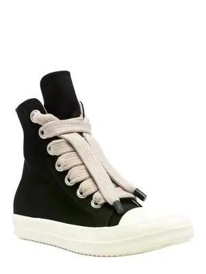 Rick Owens Jumbolace High-top Lace-up Sneakers - Black