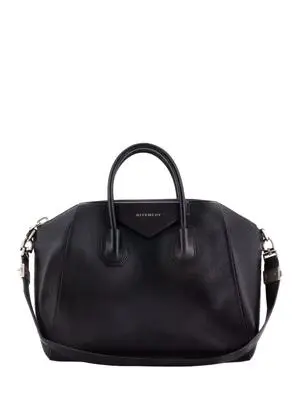 Givenchy Antigona Bag Leather Medium Satchel - Black