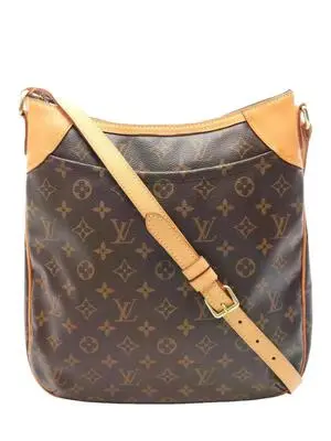 LOUIS VUITTON Monogram Odeon Mm Crossbody Bag - Brown