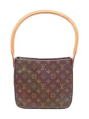 LOUIS VUITTON Monogram Looping Mm Shoulder Bag - Brown