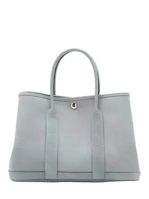 Hermès 2025 Toile And Negonda Garden Party 30 Tote Bag Grey