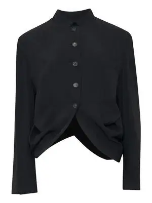 LITKOVSKA Deconstructed Cropped Jacket - Black