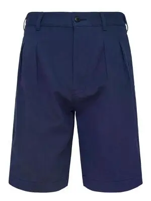 Visvim Pleated Chino Shorts - Blue