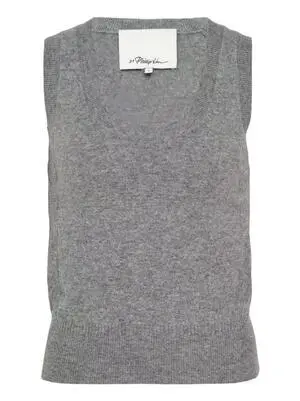 3.1 Phillip Lim Scoop-neck Sleeveless Top - Grey