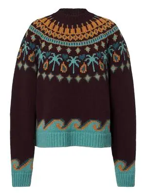 Alanui Virgin Wool Patterned Sweater - Multicoloured