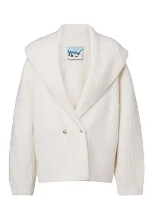 Arch4 Lucille Ribbed-knit Cashmere Cardigan - White