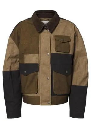 MARANT ETOILE Risla Patchwork Cotton Jacket - Multicoloured
