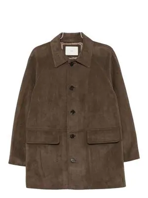 DUNST Synthetic Leather Jacket - Green