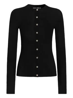 DOLCE & GABBANA Dolce & Gabbana Cashmere Ribbed Cardigan