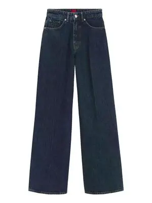 Hugo Wide-leg Denim Trousers - Blue