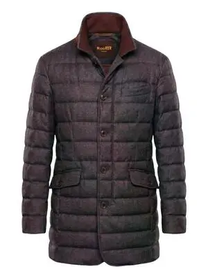 MOORER High-neck Padded Jacket - Red