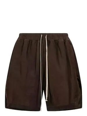 Rick Owens Drawstring-waistband Shorts - Brown