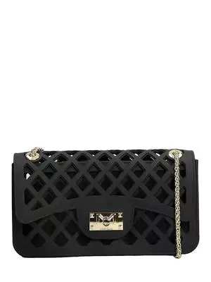 MARC ELLIS Cut-out Detail Shoulder Bag - Black