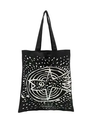 10 CORSO COMO Graphic Print Tote Bag - Black