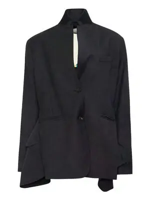 LITKOVSKA Tailored Peplum Blazer - Black