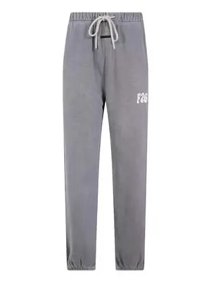Fear Of God Logo-print Drawstring Track Pants - Grey