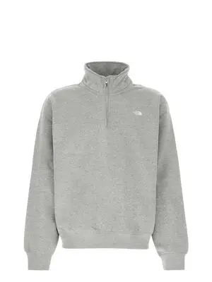 The North Face Essential Simple Dome Relaxed Half Zip Sweatshirt - Grey