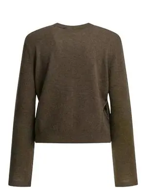 LISA YANG Karia Cashmere Button-up Cardigan - Brown