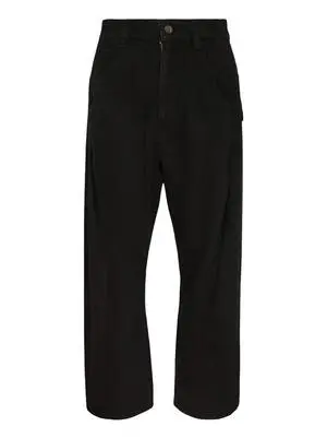 ORDINARY COUTURE CODE Straight-leg Jeans - Black