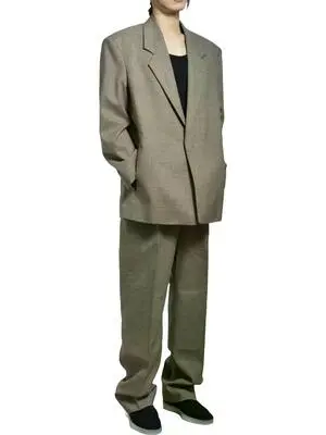 Fear Of God Chevron Virgin Wool Blazer - Neutrals