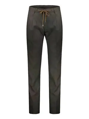 MOORER Moorer Straight-Leg Wool Trousers Green