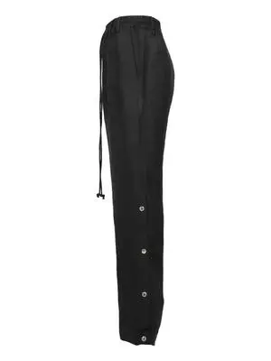 SONG FOR THE MUTE Drawstring Track Pants - Black