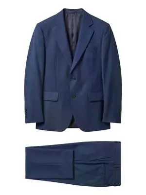 GRASIL Single-breasted Notch-lapel Suit - Blue