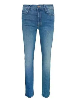 MOTHER Dazzler Mid-rise Jeans - Blue