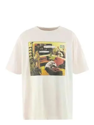 SAINT MXXXXXX X Jamie Reid Graphic-print T-shirt - Neutrals