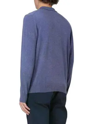 XC Fine-knit Polo Shirt - Blue