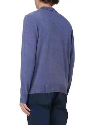 XC Fine-knit Polo Shirt Blue