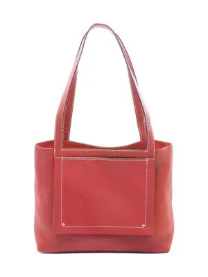 Hermès Clemence Cabasellier 31 Tote Bag - Red