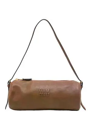 Miu Miu Leather Shoulder Bag - Brown