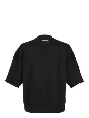ALPINESTARS Logo-embroidered Raw-edge T-shirt - Black