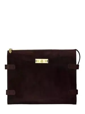Tyler Ellis Dean Suede Messenger Bag - Brown