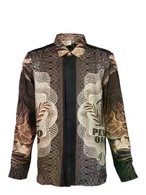 GARCIAS Pesos Silk Shirt - Black